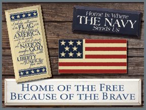 Wooden Signs - Holiday Signs & Seasonal Signs - Patriotic Signs - Page ...